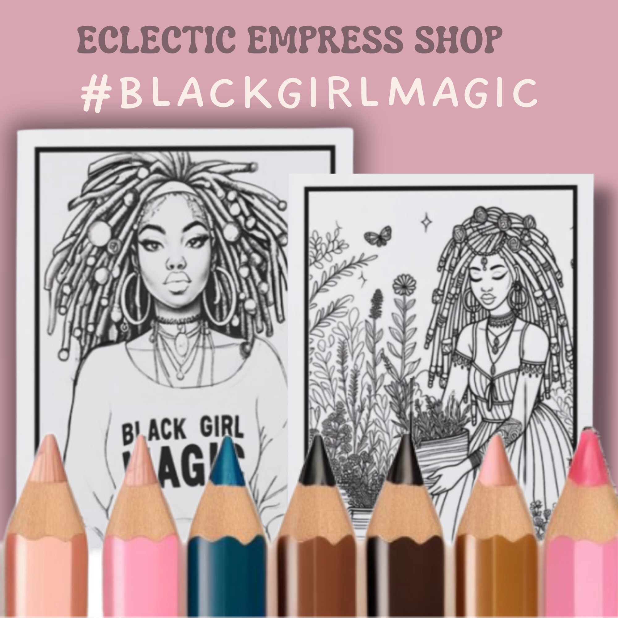 Free Bonus Black Girl Magic Melanin Spiritual Mystical African American ...