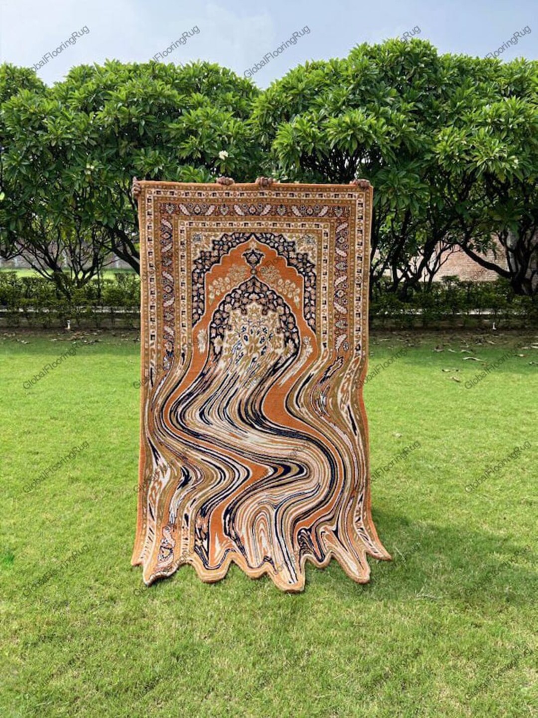 Persian Melted Melting Tufted Rug Living Area Rug for Bedroom Kitchen ...