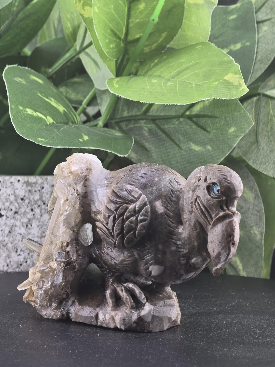 Hand-carved Crystal Dodo Bird Sculpture: Whimsical Metaphysical Gift - Etsy