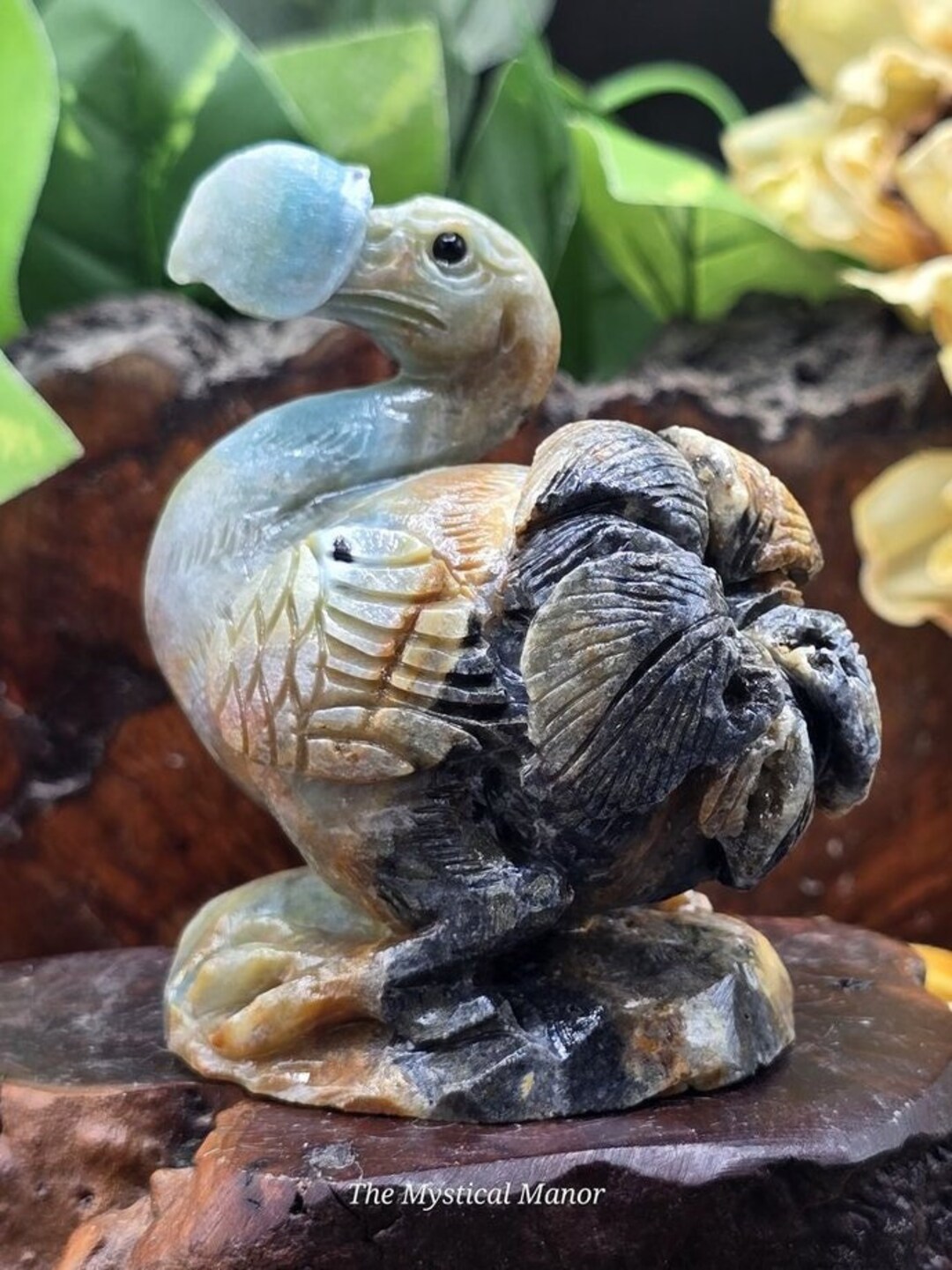 Hand-carved Amazon Stone Dodo Bird Sculpture: Signed Whimsical Decor - Etsy