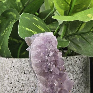 Amethyst Dragon Statue: Hand-carved Natural Crystal Quartz - Etsy