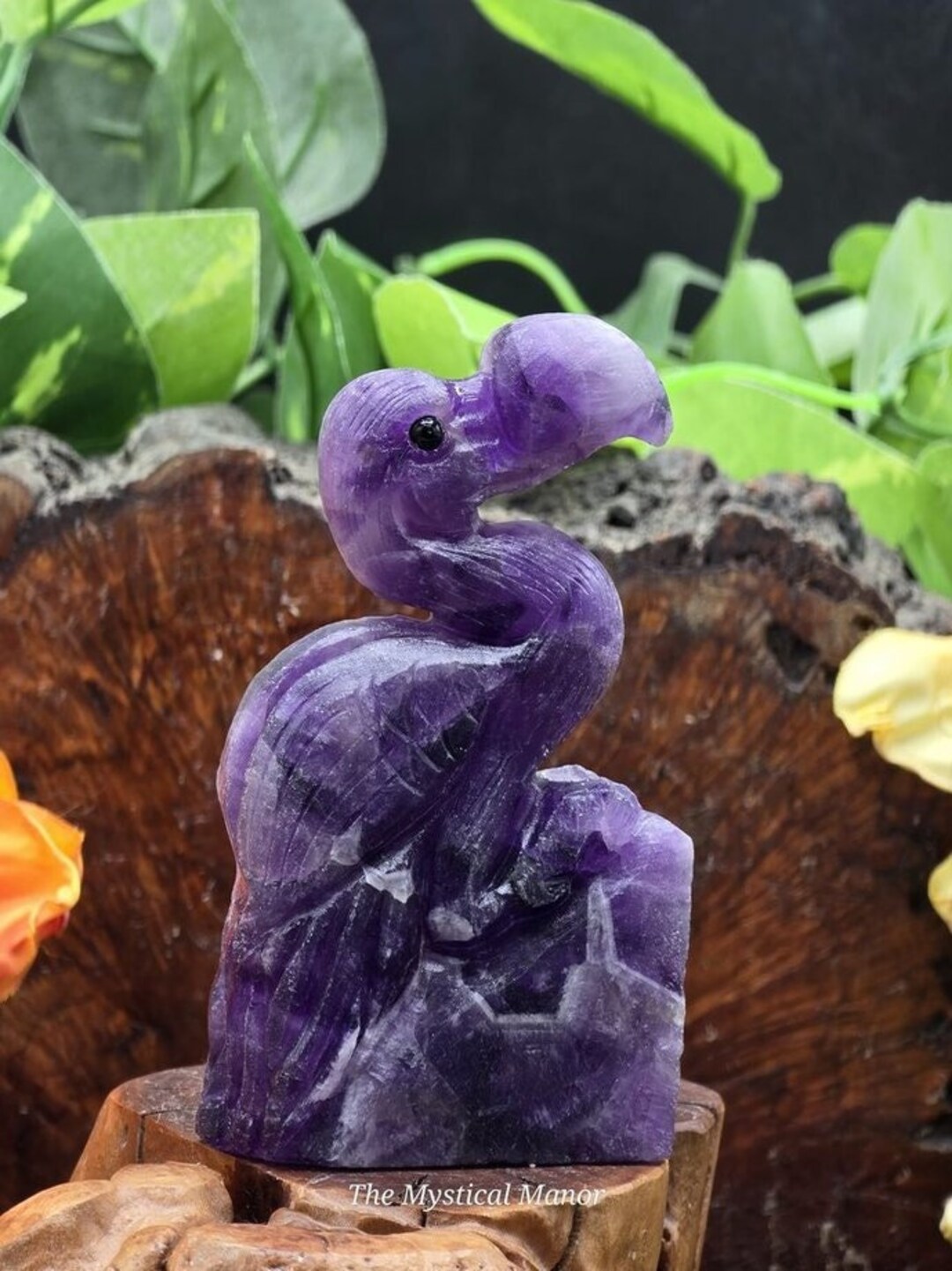 Hand-carved Amethyst DODO Bird Sculpture: Whimsical, Sweet, and ...