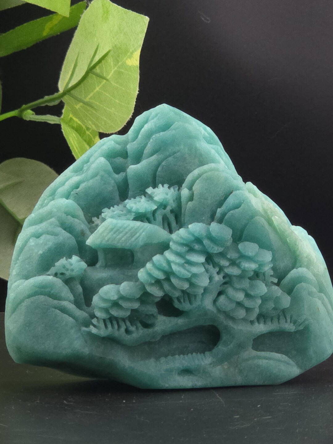 Hand Carved Landscape Sculpture | Tianhe “hope Stone” | Serene Stone ...