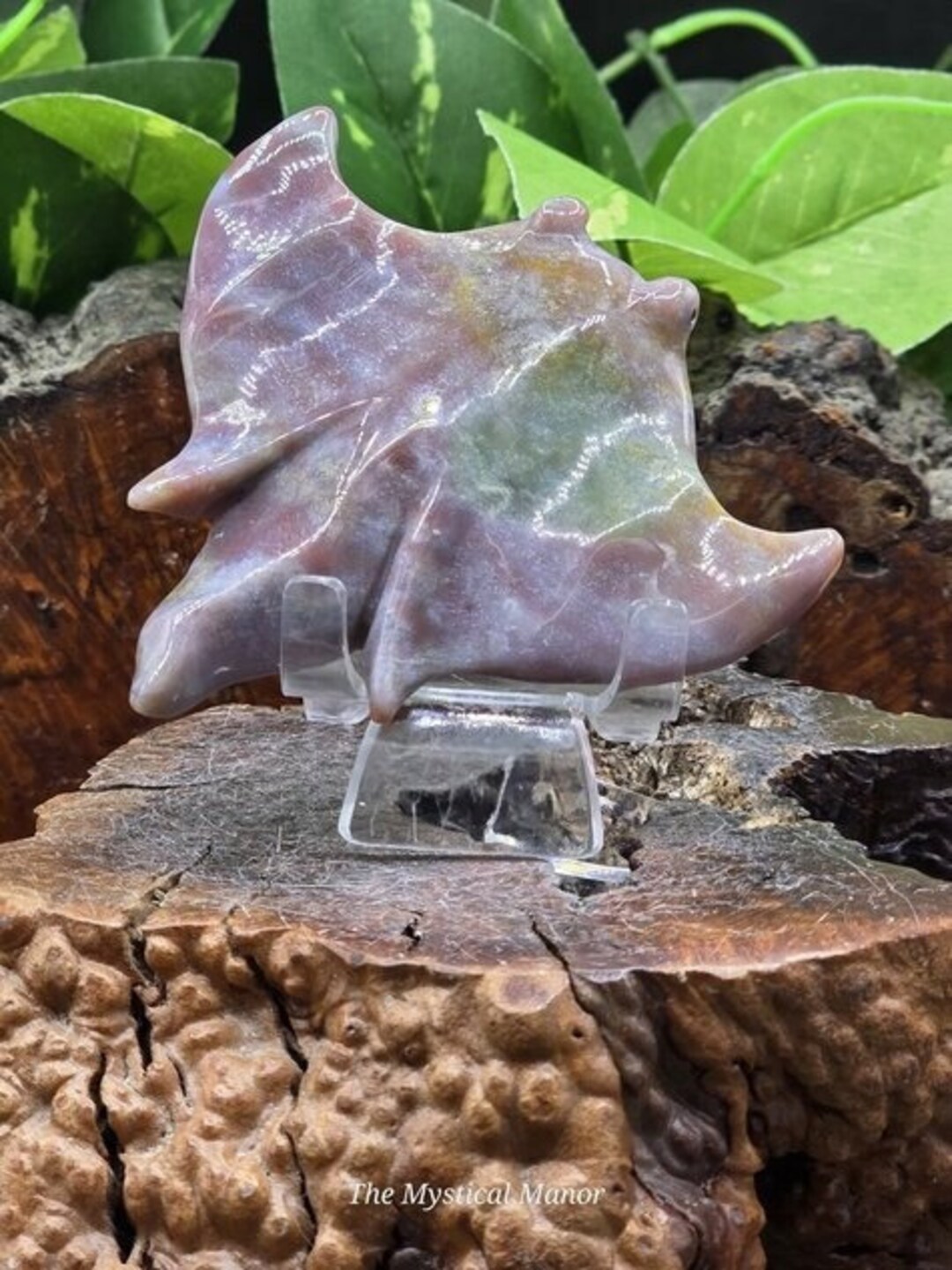 String Ray, Devil Fish, Manta Ray Handcarved Natural Crystal， Quartz ...