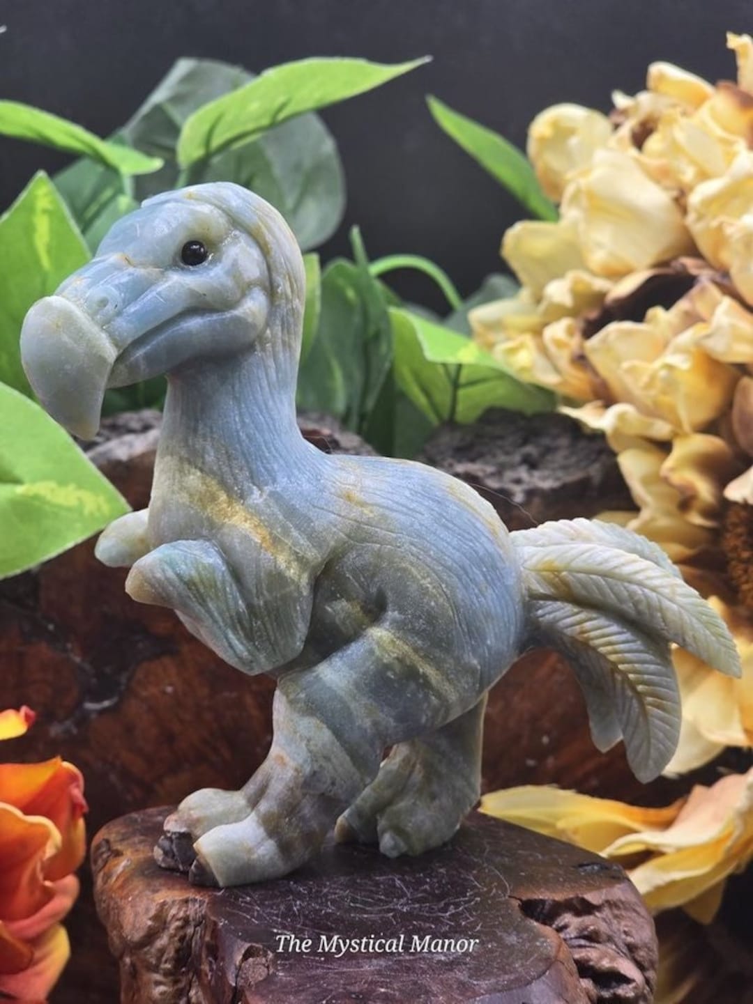 Hand-carved Amazon Stone Dodo Bird Sculpture: Whimsical Decor - Etsy