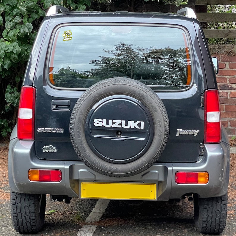 Life is Fun in A Jimny Sticker - White - Fun Car Gift - Etsy