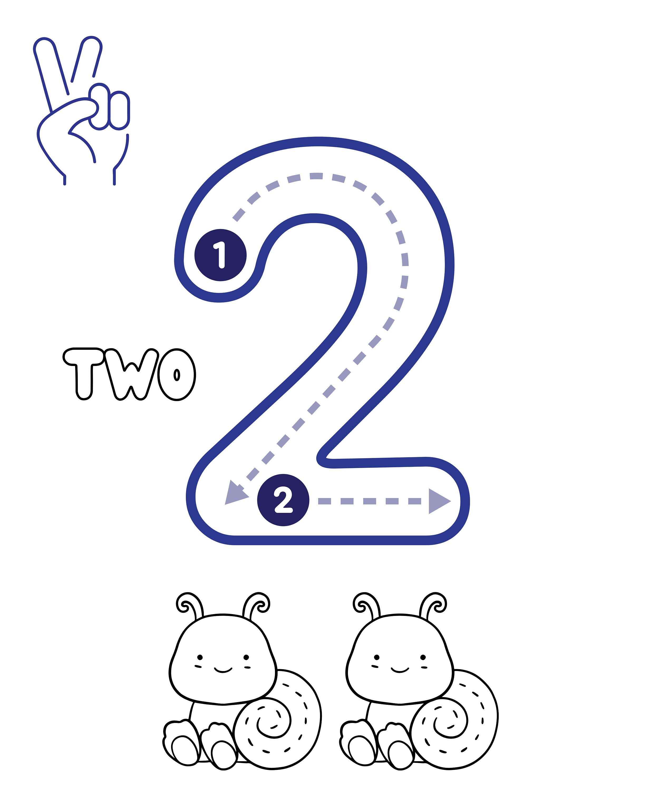 Preschool Math Printable, Instant Download, Coloring Pages, Homeschool ...