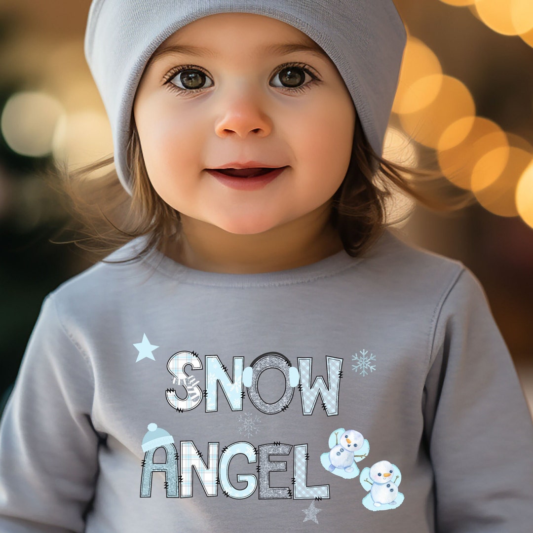 Winter Png, Snow Angel Svg, Kids Winter Png - Etsy