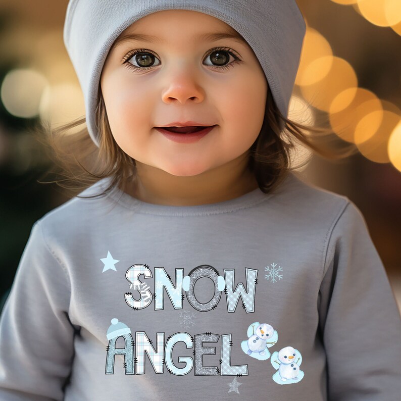 Winter Png, Snow Angel Svg, Kids Winter Png - Etsy