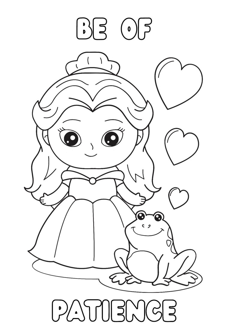 Bible Princess Coloring Pages, Fruits of the Spirit Coloring, Holy ...