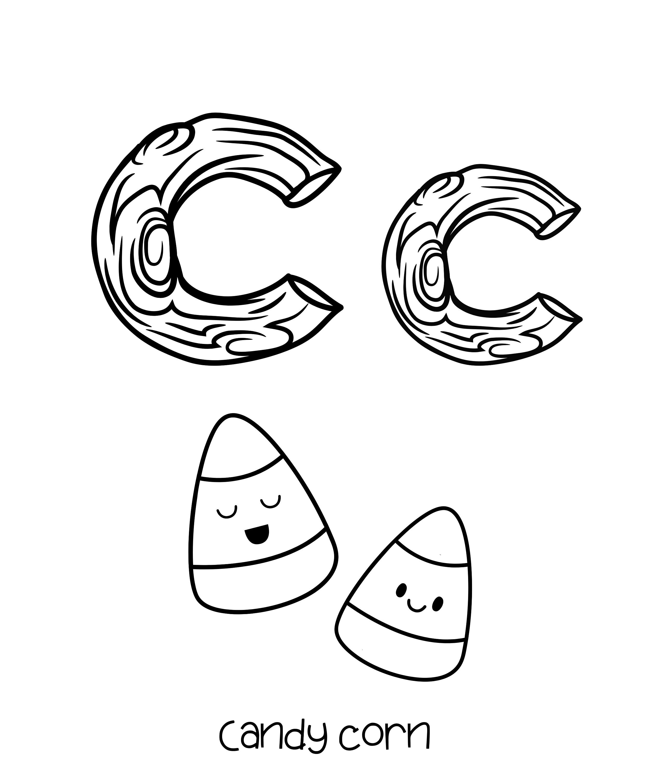 ABC Fall Printable Coloring Pages Preschool Abc Early - Etsy