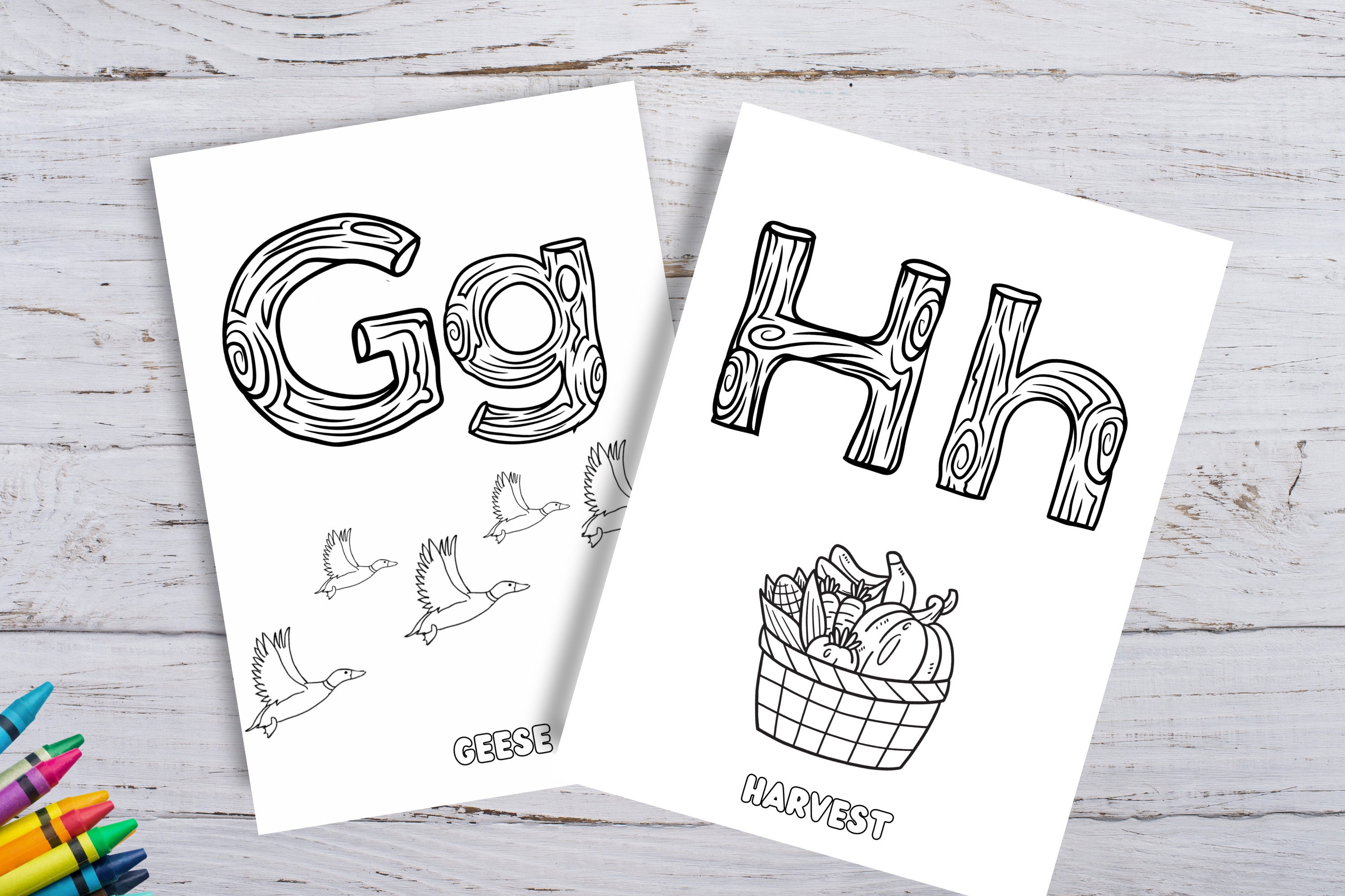 ABC Fall Printable, Coloring Pages, Preschool Abc, Early Learning ...