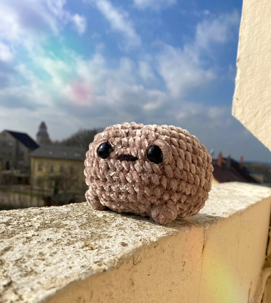 Sad Rain Frog Amigurumi Plush , Crochet Stuffed Animal Frog Squishy - Etsy