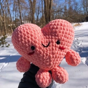 Heart Buddy Amigurumi Toy, Cute and Soft Squishy Plushie Heart - Etsy