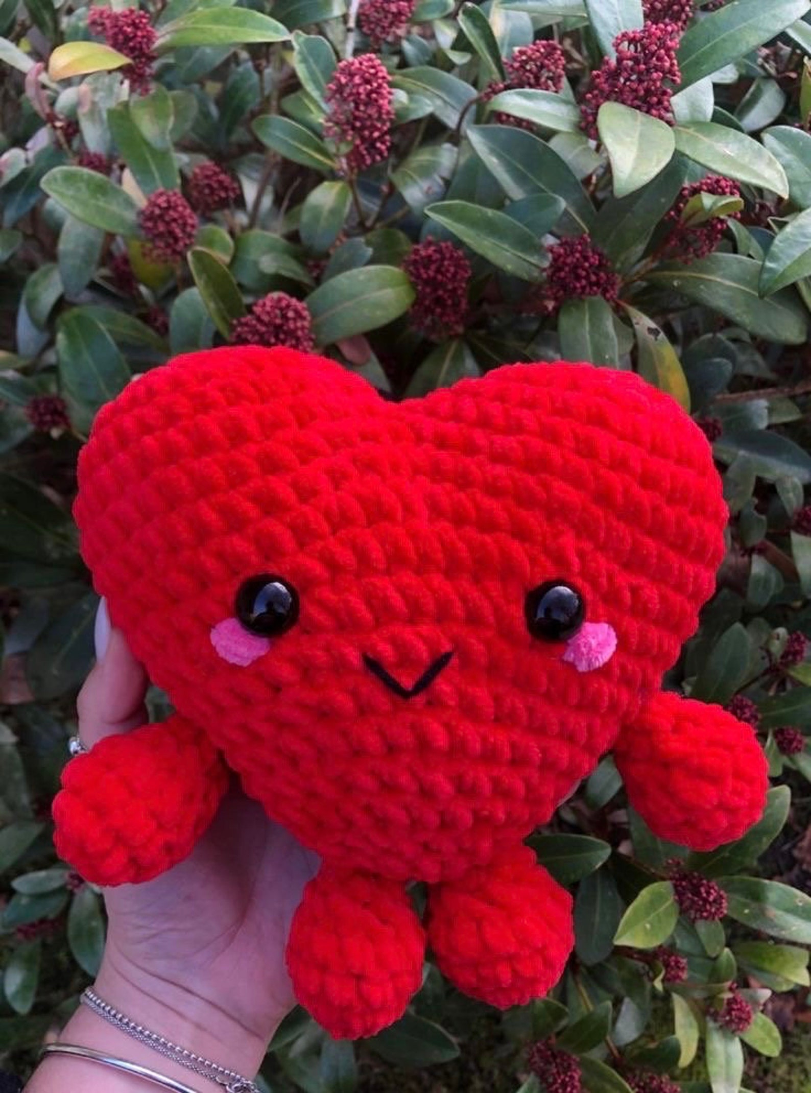 Heart Buddy Amigurumi Toy, Cute and Soft Squishy Plushie Heart - Etsy
