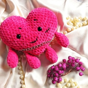 Heart Buddy Amigurumi Toy, Cute and Soft Squishy Plushie Heart - Etsy