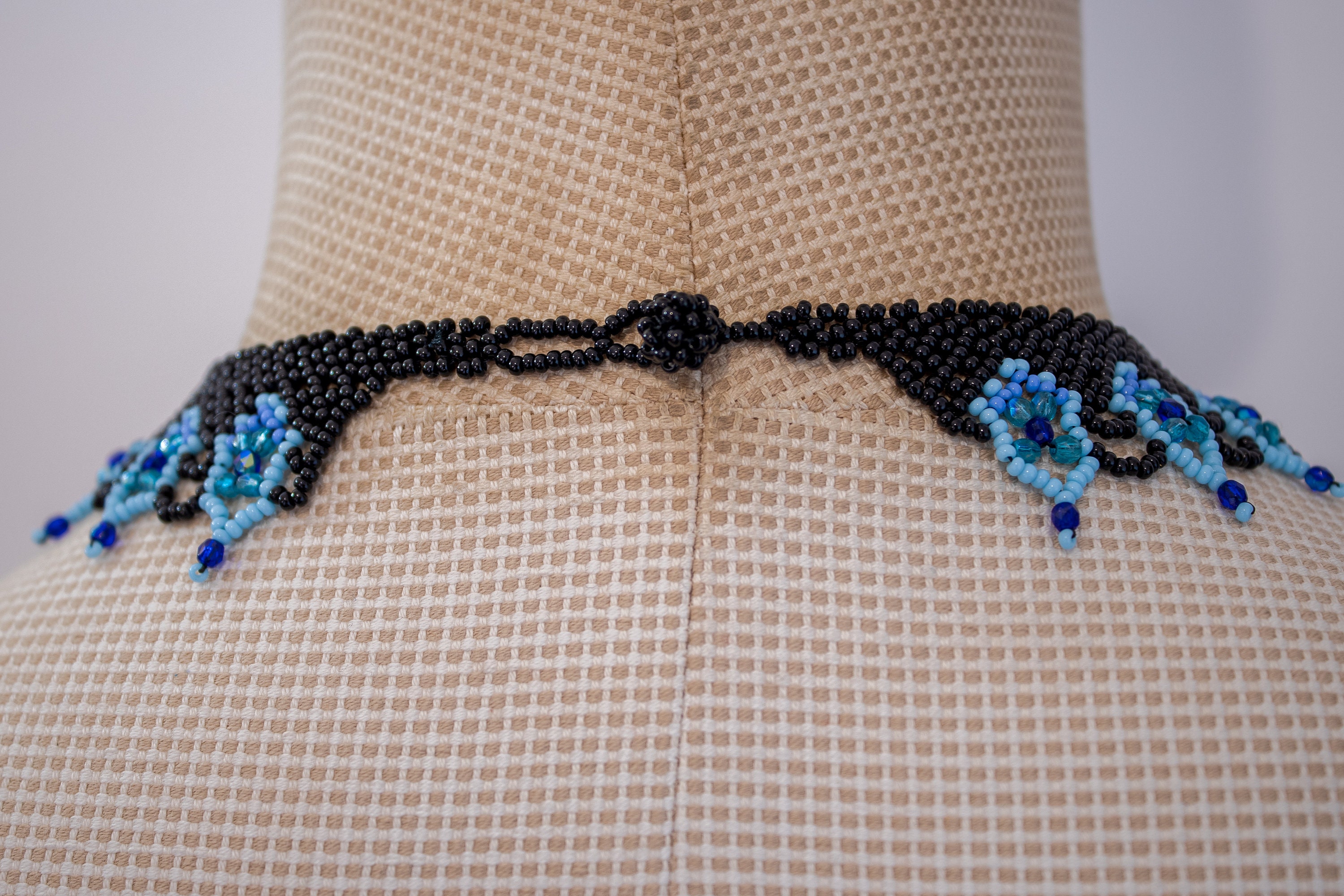 Beaded Necklace Tradicional From Ecuador South America, Indigenous ...