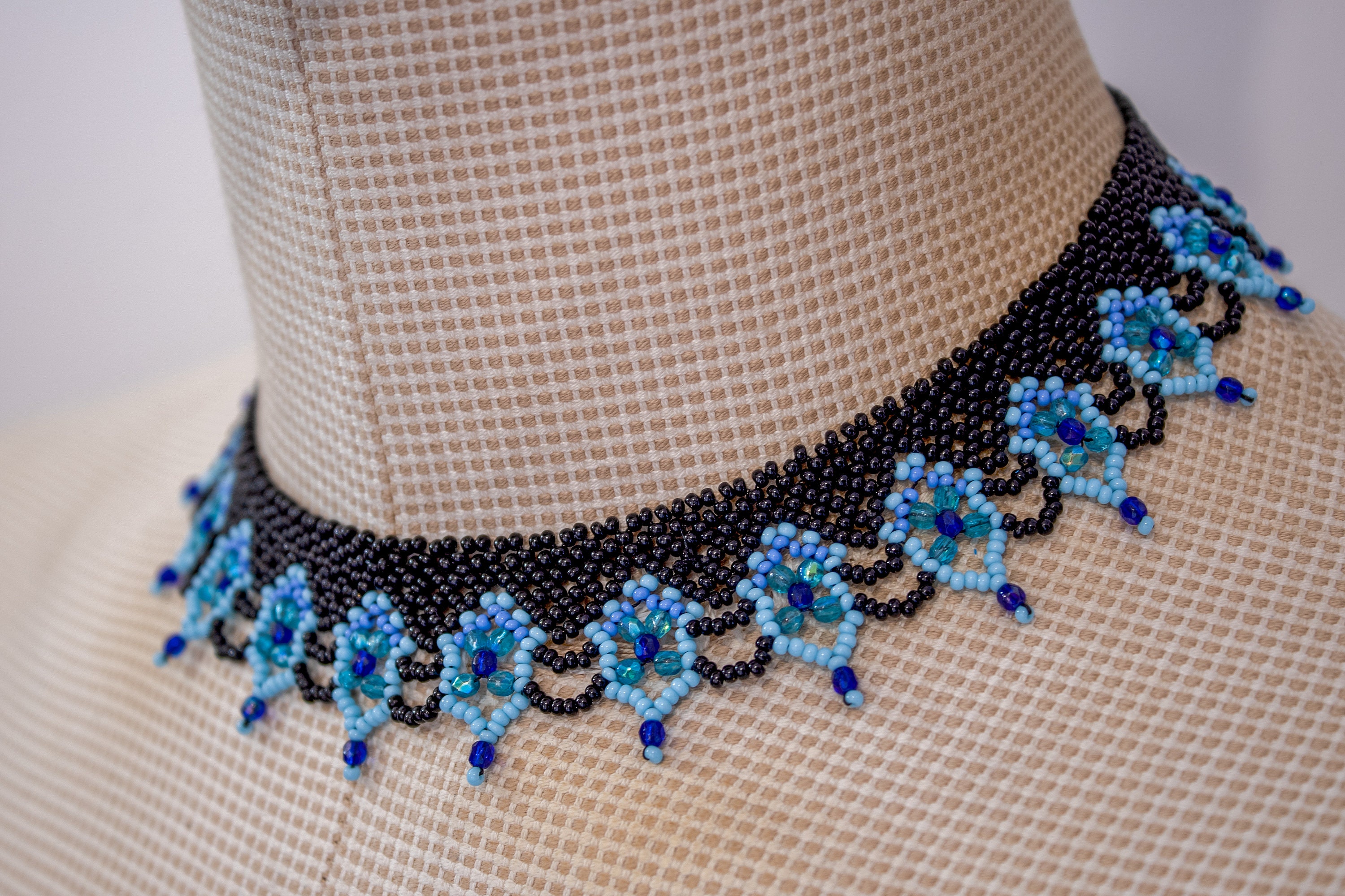 Beaded Necklace Tradicional From Ecuador South America, Indigenous ...