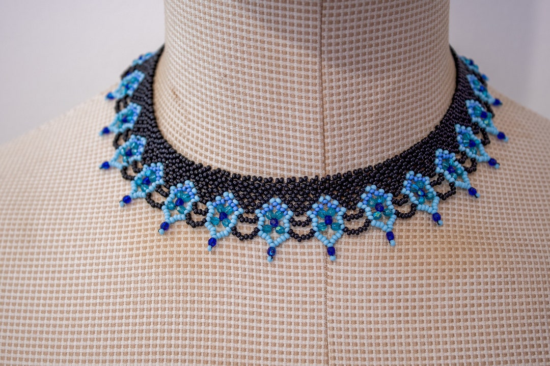Beaded Necklace Tradicional From Ecuador South America, Indigenous ...