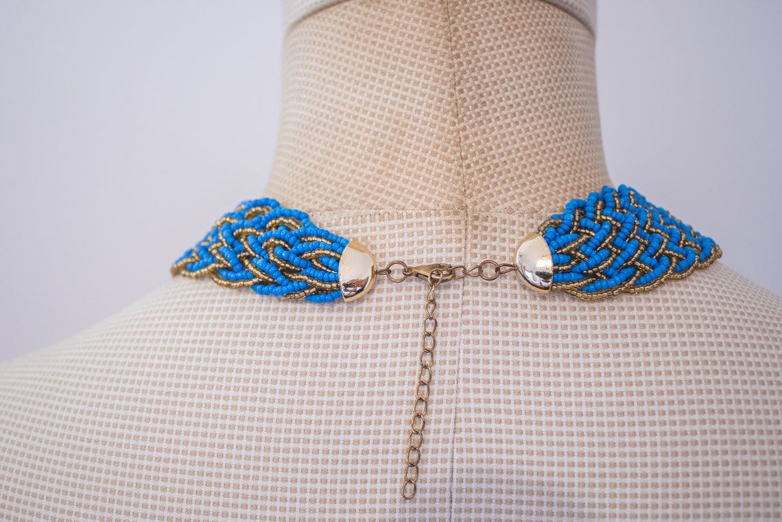 Beaded Necklace Tradicional From Ecuador South America, Indigenous ...