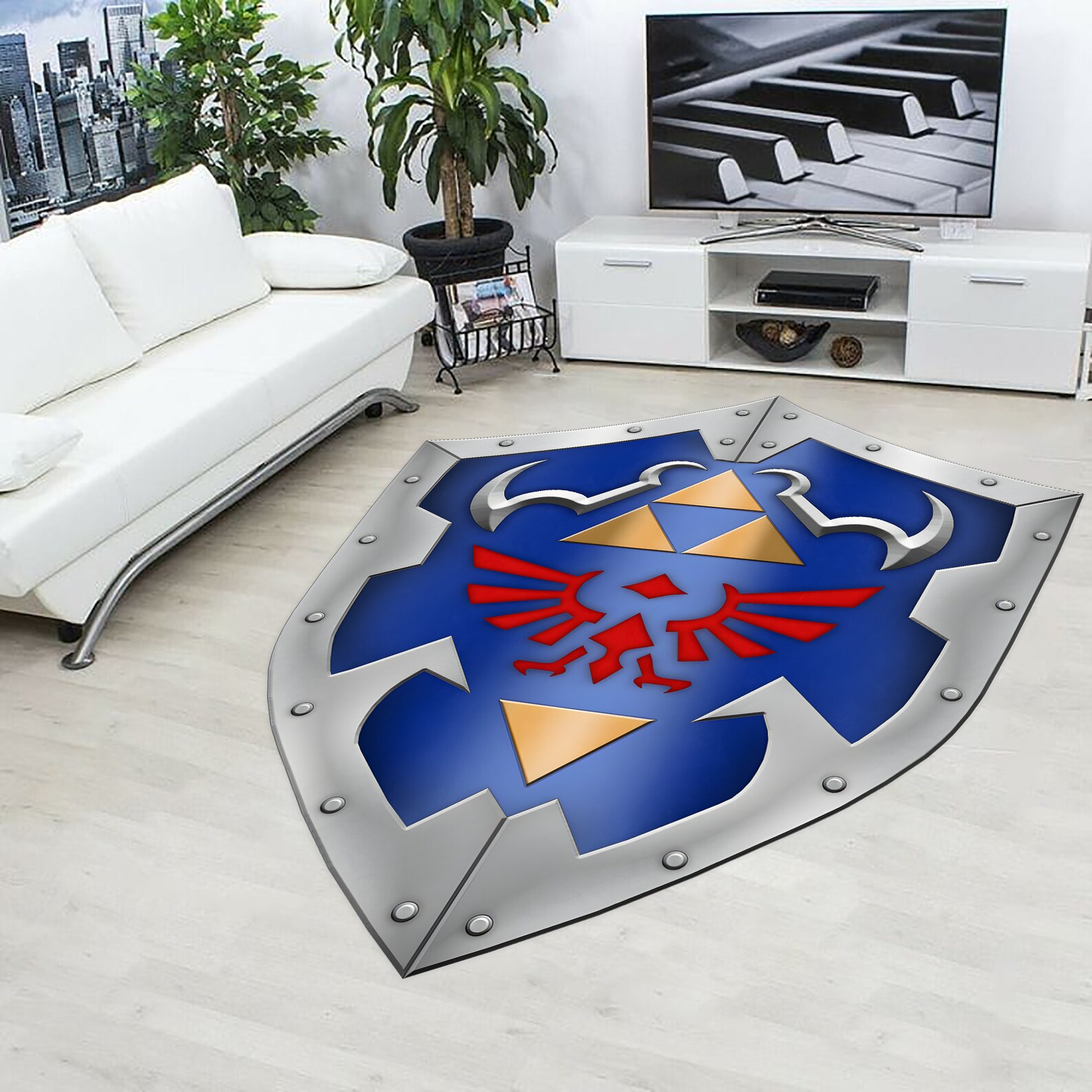 Zelda Rug,zelda Shield Rug,legend of Zelda Rug,zelda Symbol Rug,shield ...