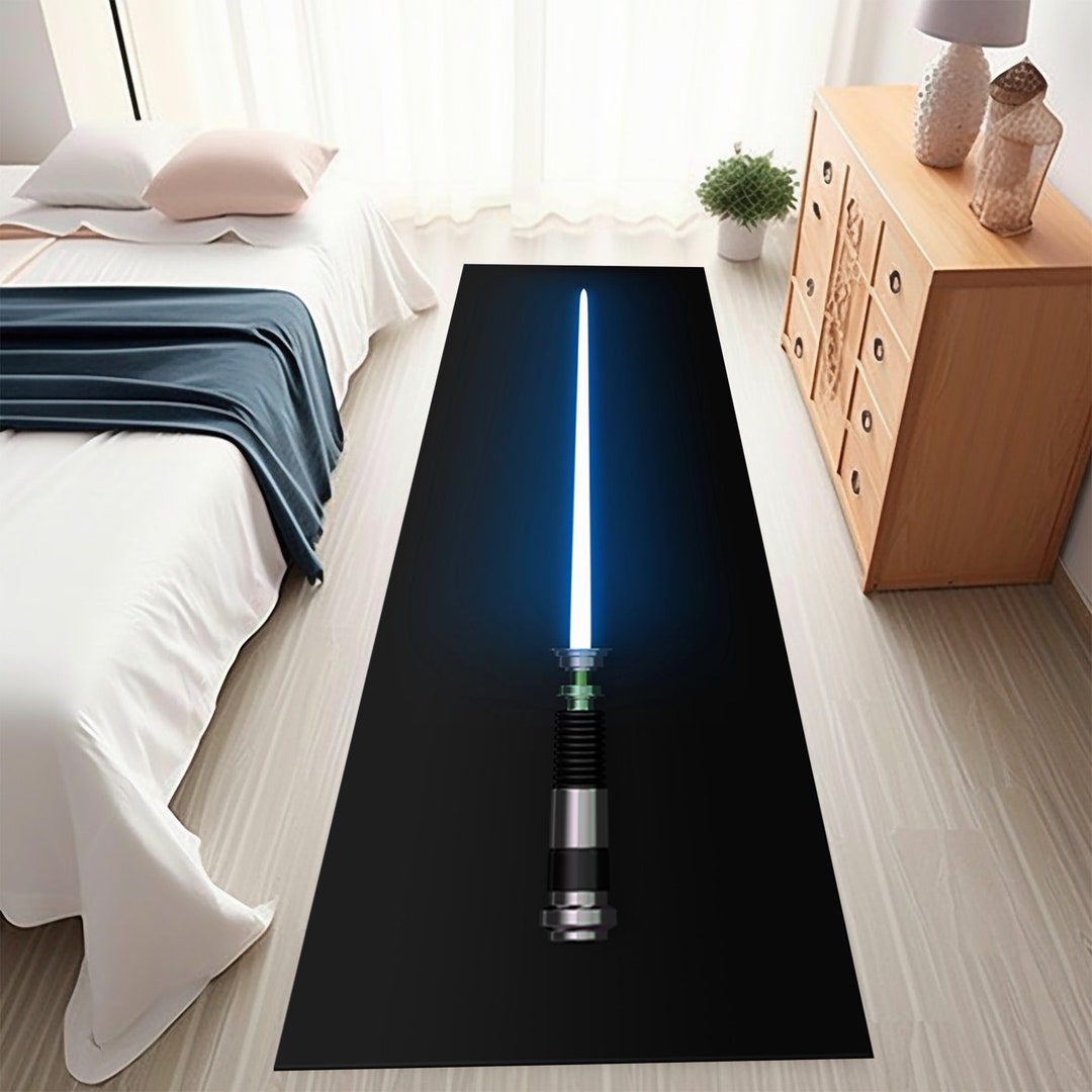Star Wars Runner Rug,lightsaber Runner Rug,runner Rug,neon Sword Rug ...