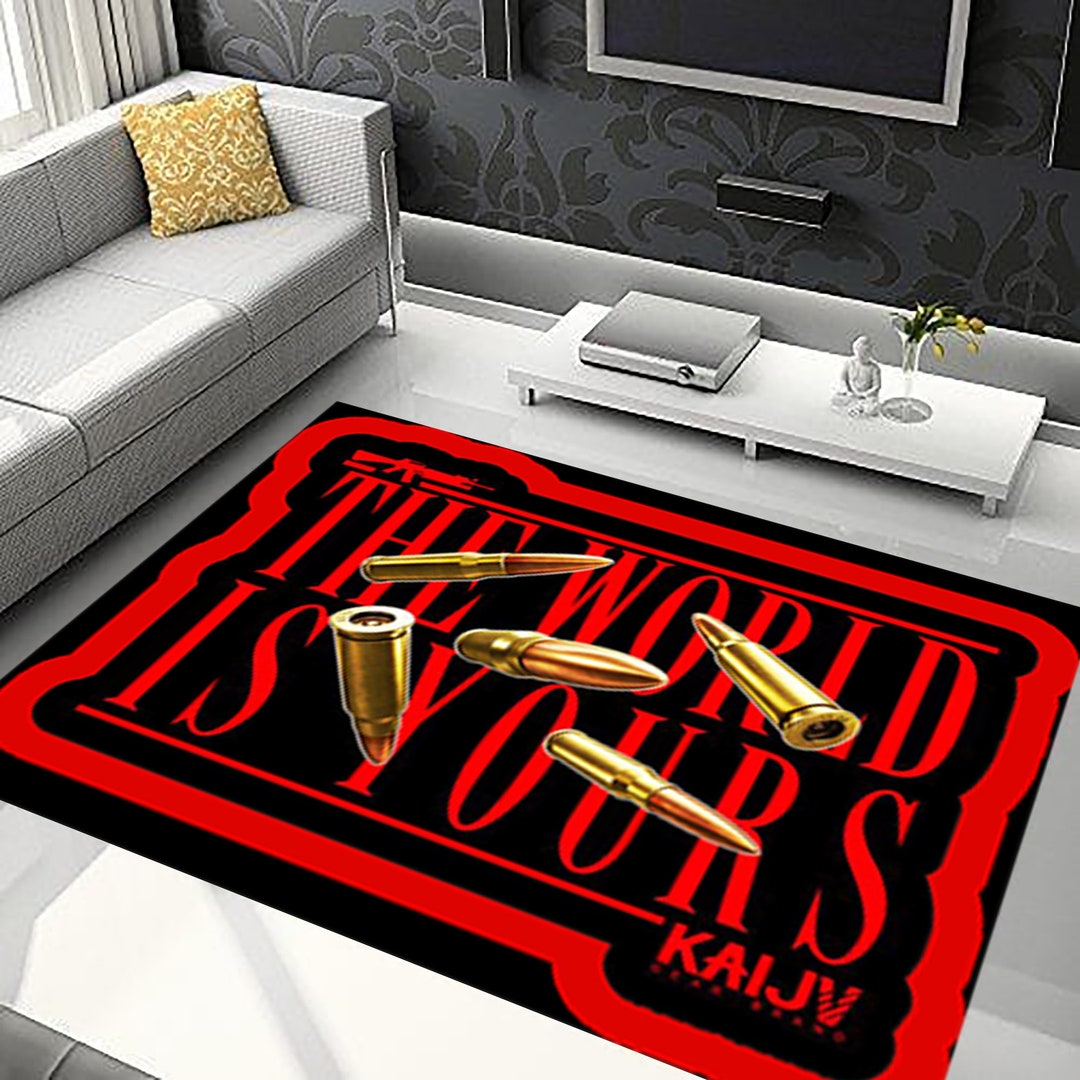 Scarface Rug, Mafia Rug, Movie Rug,god Father Rug,scarface Area Rug,the ...