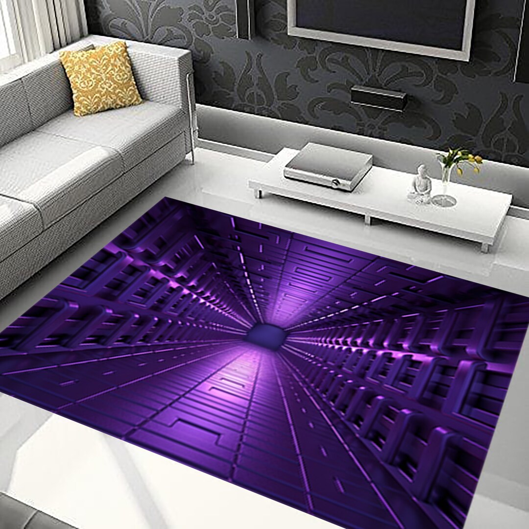 Vortex Rug, 3D Vortex Rug, Tunnel Optical Illusion Rug, Optical ...