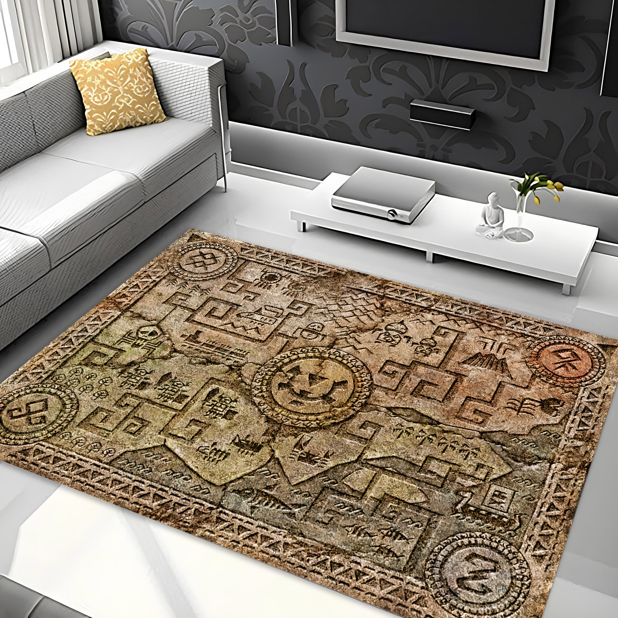 Zelda Rug, Zelda Map Rug,legend of Zelda Rug, Kids Room Rug, Gamer Rug ...