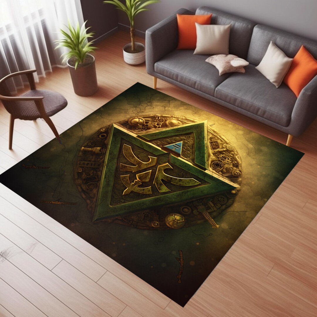 Zelda Rug, Legend of Zelda Rug, Kids Room Rug, Colorful Rug, Shining ...