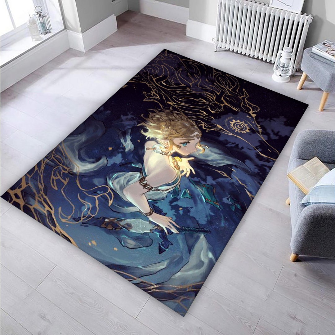 Zelda Rug Legend of Zelda Rug Kids Room Rug Colorful Rug - Etsy