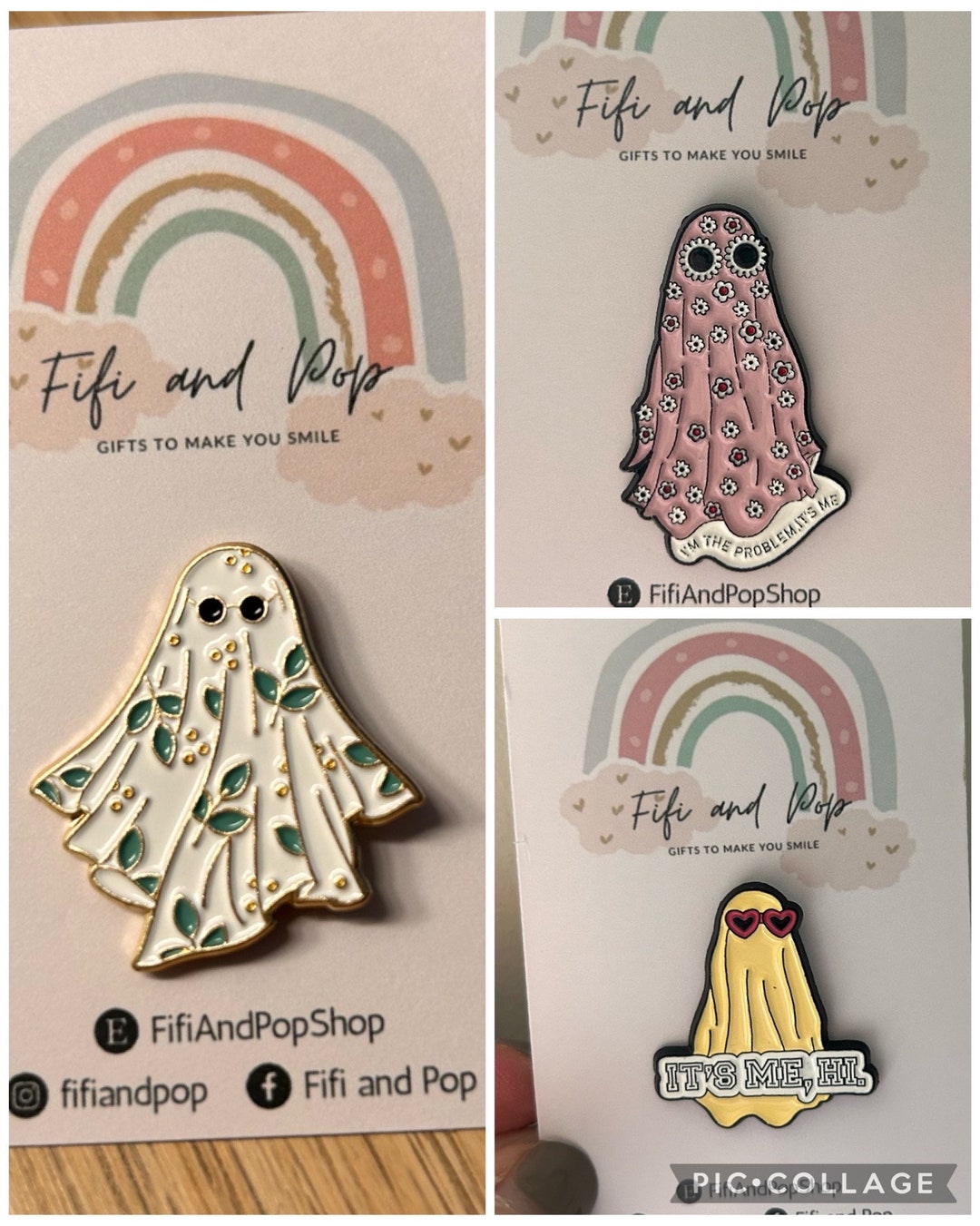 Taylor Swift Anti Hero Ghost Midnights Its Me, Hi Swifties Pin Badge - Etsy
