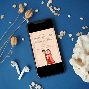 Digital Wedding Invitation Card Digital Wedding Card - Etsy