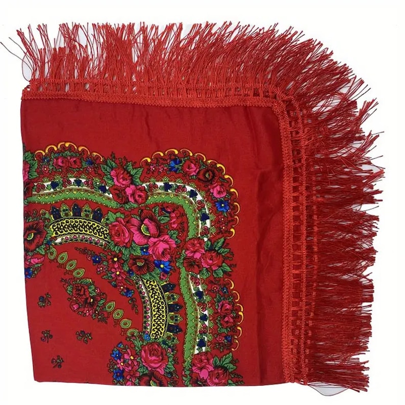 Traditional Viana Scarf From Portuguese Folklore - Etsy