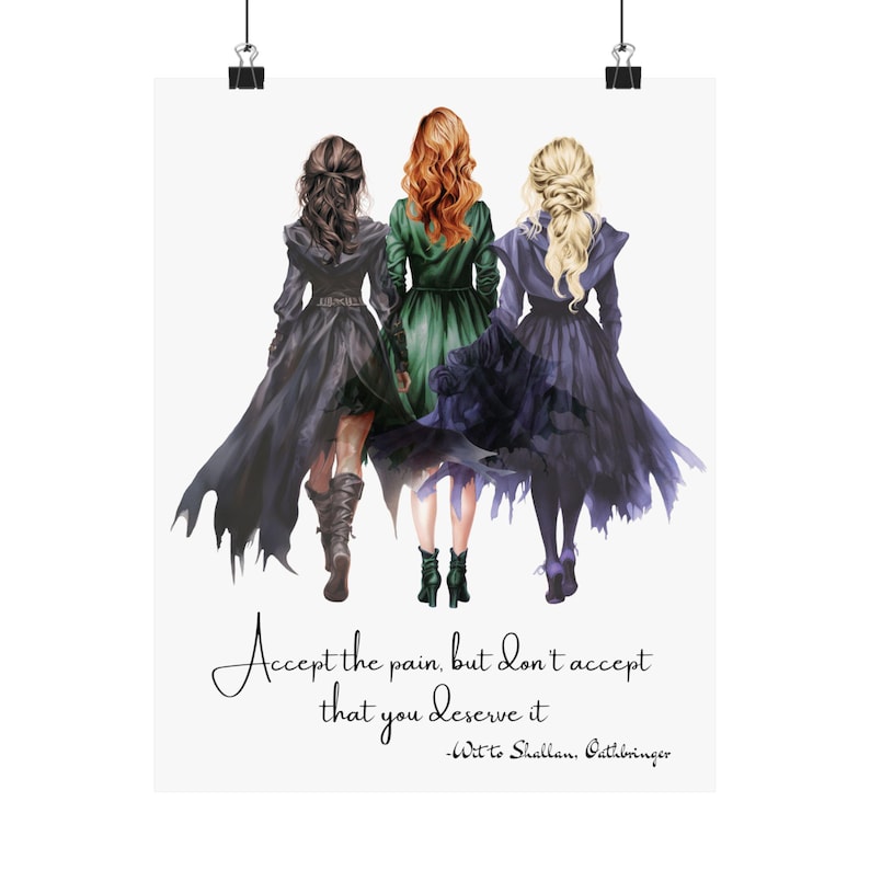 Shallan Veil Radiant Poster, Stormlight Archive Cosmere Wall Art, Wit ...