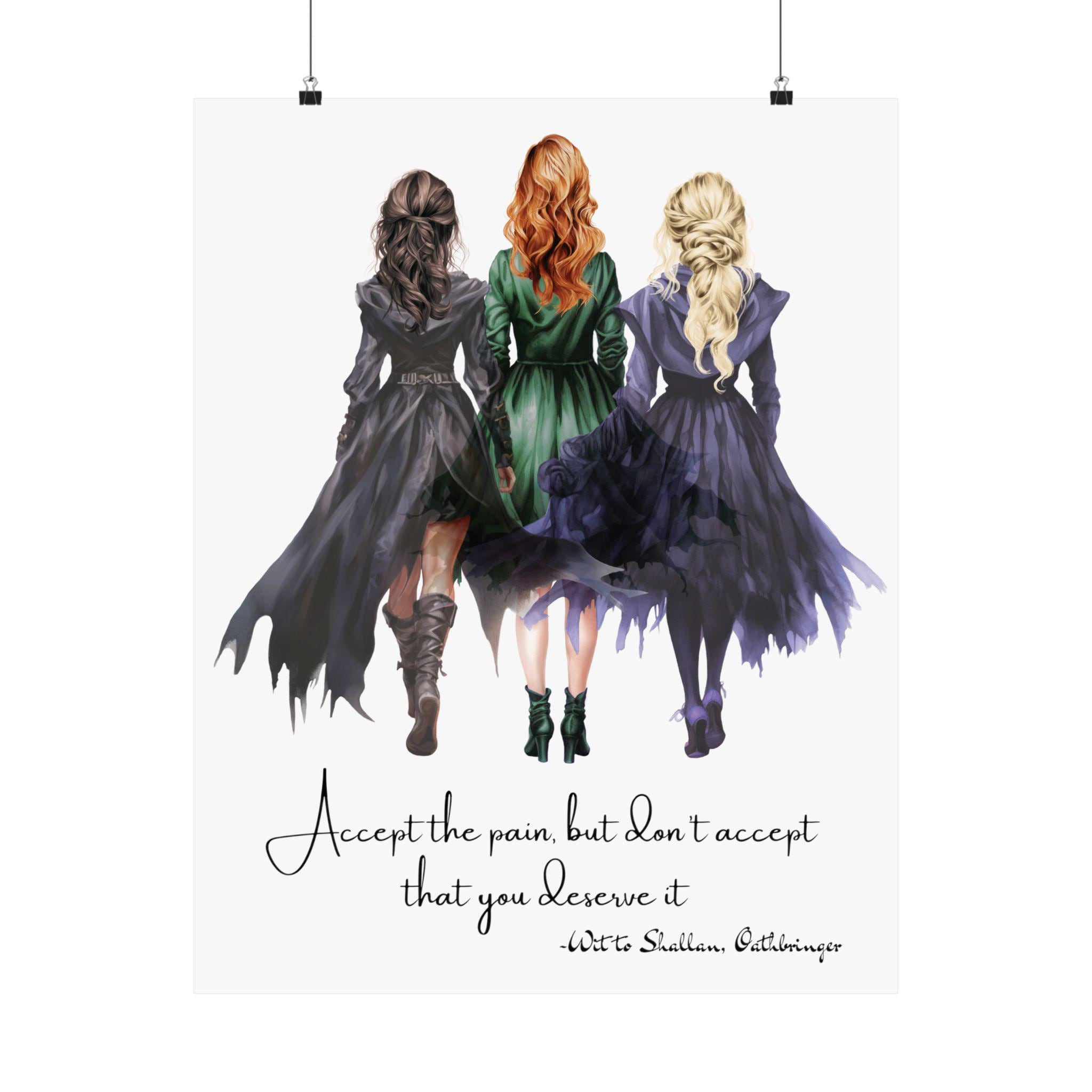 Shallan Matte Vertical Poster Quote From Oathbringer, Wit Quote ...