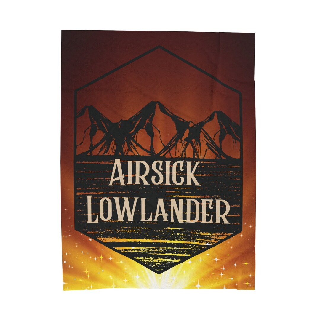 Airsick Lowlander Blanket, 30in X 40in, 50in X 60in, 60in X 80in ...