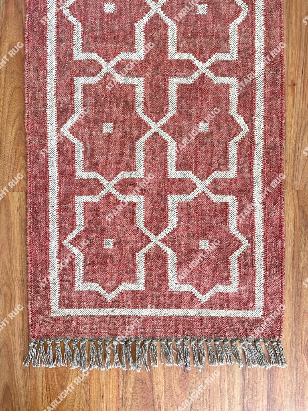 Multi Sizes Runner Rug for Stairs | Handwoven Geometric Indian Kilim ...