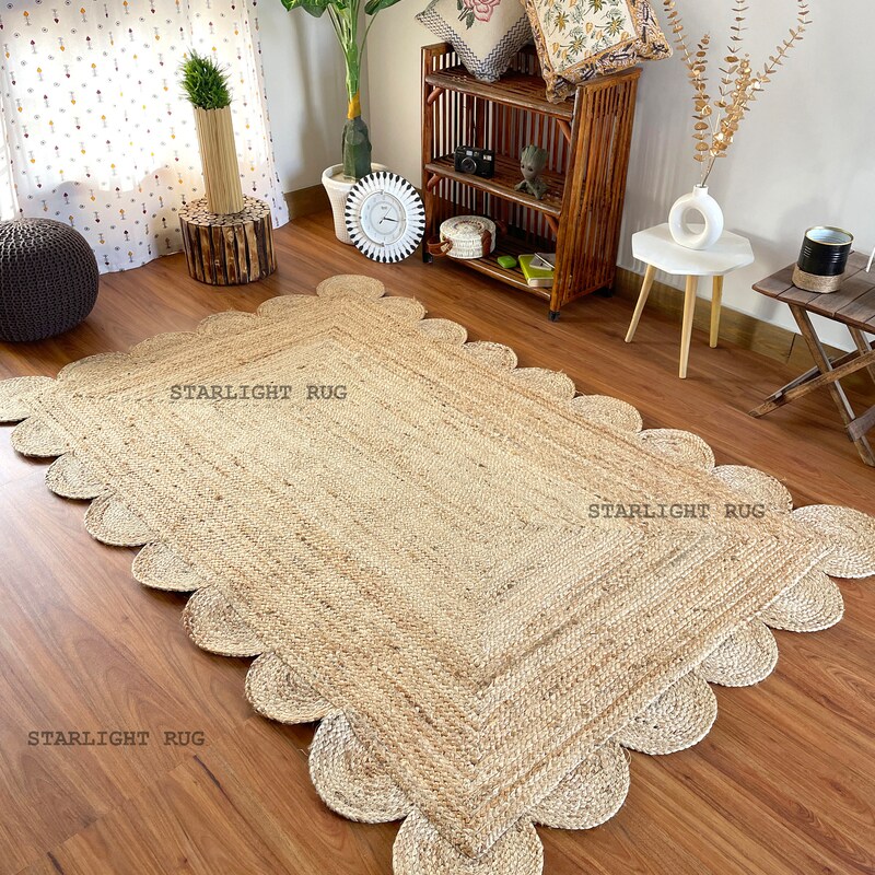 Scalloped Rug - Etsy