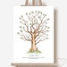Editable Fingerprint Tree Template, Fingerprint Tree Wedding Guest Book ...