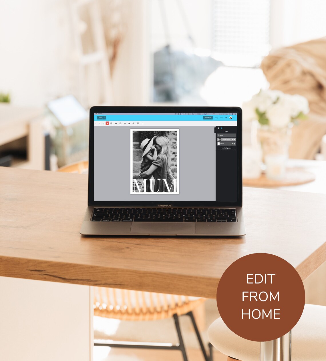 Editable Mum Wine Label Template, Custom Mother's Day Gift, Gifts for ...