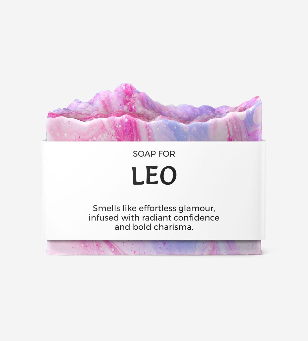 Leo Soap Label – DIY Birthday Gift, Handmade Soap Wrap, Astrology Favor ...