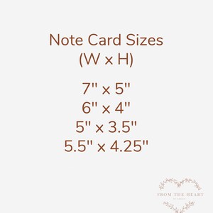 Editable Note Card – Custom Printable Stationery Template ...