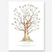 Editable Fingerprint Tree Template – Wedding Guest Book, Baby Shower ...