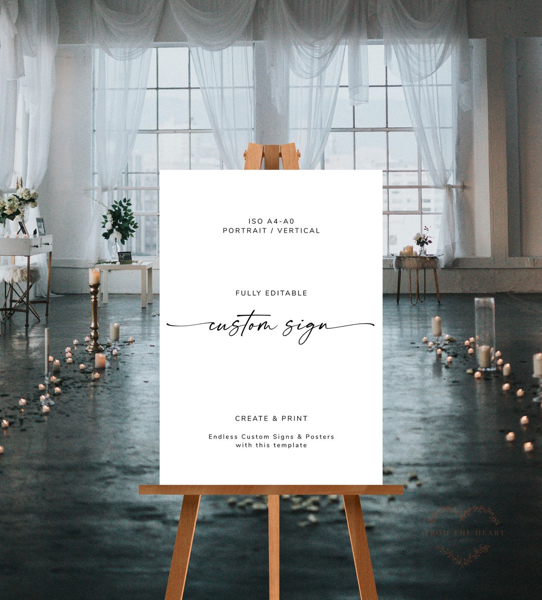 Personalized Wedding Welcome Sign Template, Printable Wedding Ceremony ...