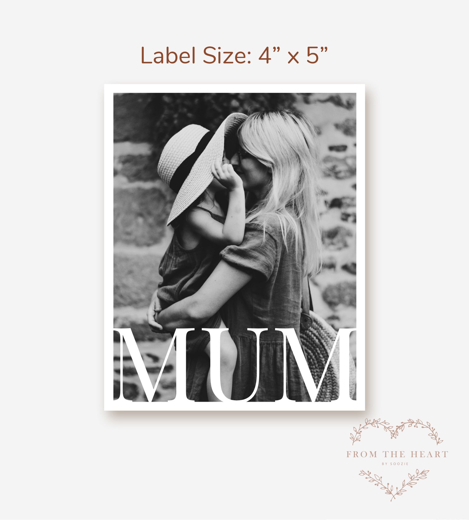 Editable Mum Wine Label Template, Custom Mother's Day Gift, Gifts for ...