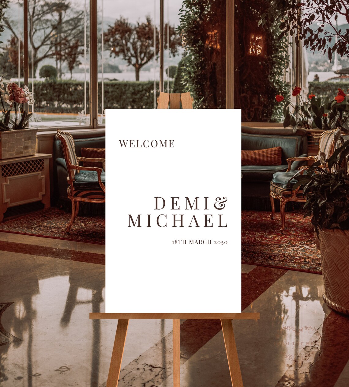 Editable Wedding Welcome Board Template, Welcome Sign Template, Wedding ...