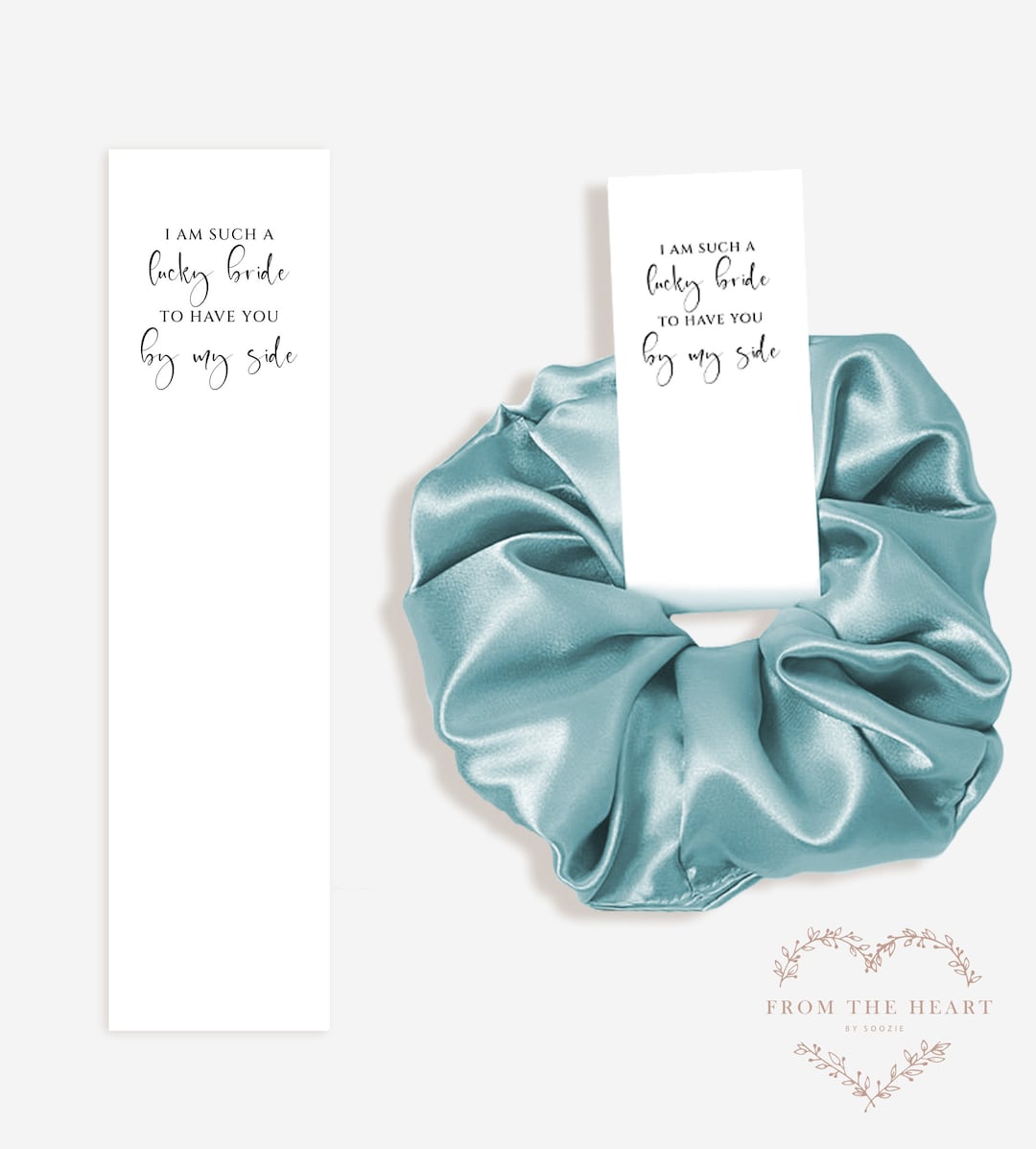 Bridesmaid Proposal Scrunchie Tag, Bridal Party Favor (instant Digital ...
