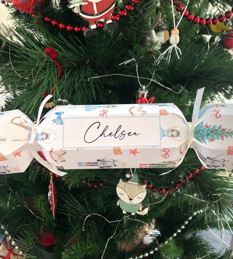 Editable Christmas Cracker Template, Personalized Christmas Cracker ...