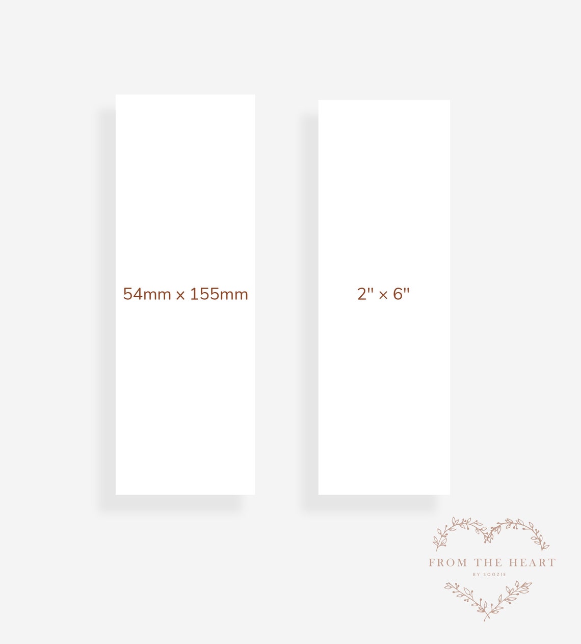 Editable Custom Photo Bookmark, Bookmark Template, Paper Bookmarks ...